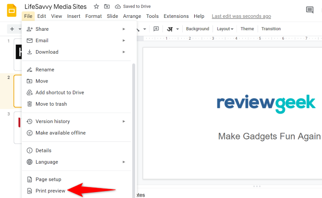 How to Hide a Slide in Google Slides