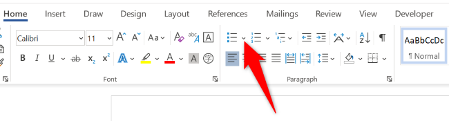 How to Add Bullet Points in Word