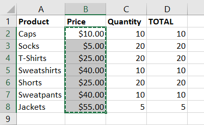 How to Multiply Columns in Microsoft Excel
