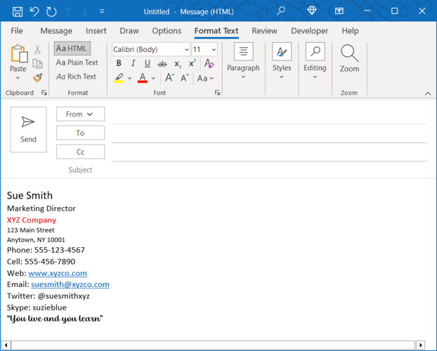 What Info Should You Put in an Email Signature?