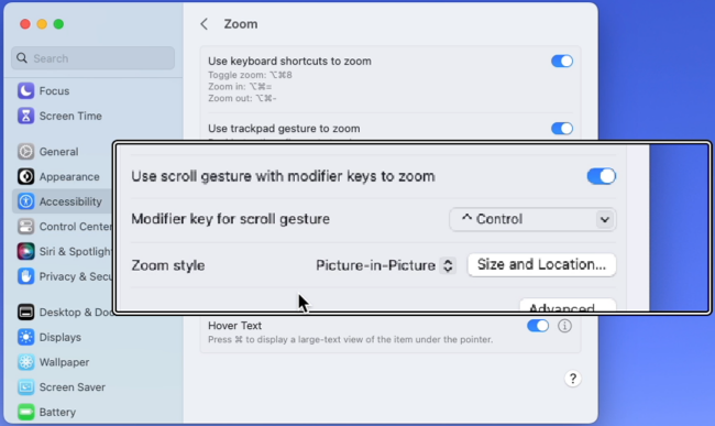 How to Zoom In or Out on a Mac