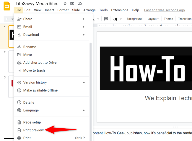 How to Print Google Slides With Notes