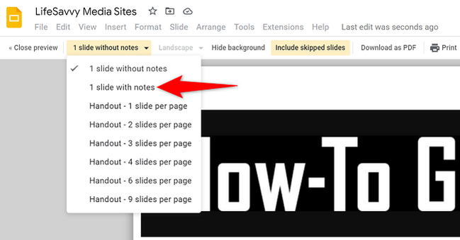 How to Print Google Slides With Notes