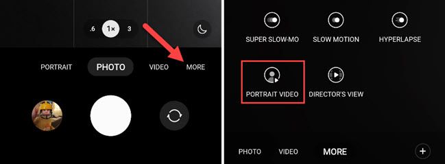 How to Record Portrait Mode Videos With a Samsung Galaxy Phone