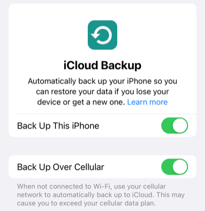 How to Back Up Your iPhone to iCloud