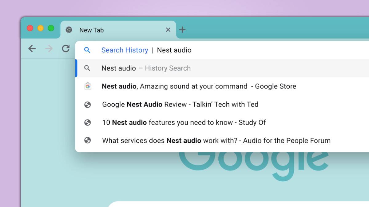 Google Chrome Has New Search Bar Filters