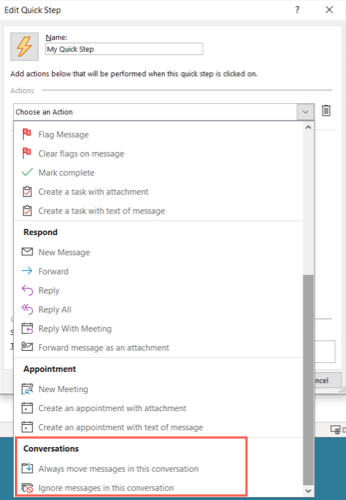 Save Time in Outlook With These 6 Custom Quick Step Examples