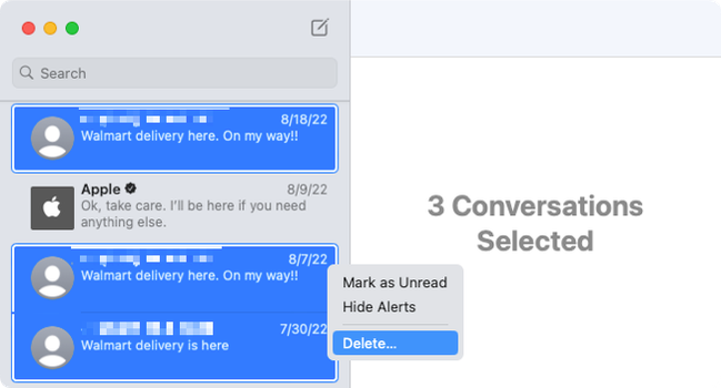 How to Delete Messages on a Mac