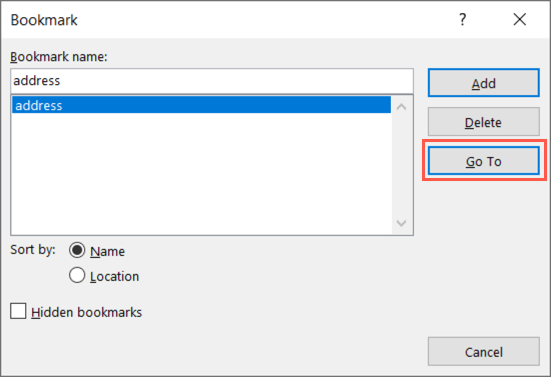 How to Add and Link to Bookmarks in Microsoft Word