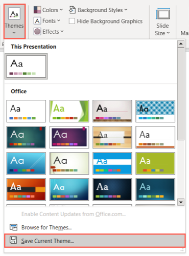 Save Time in Microsoft PowerPoint by Making Your Own Theme