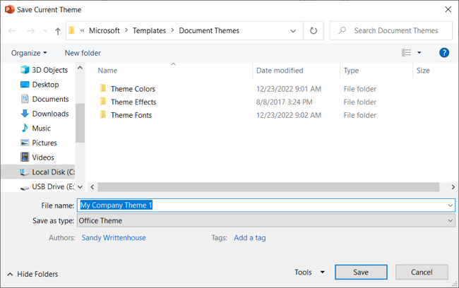 Save Time in Microsoft PowerPoint by Making Your Own Theme