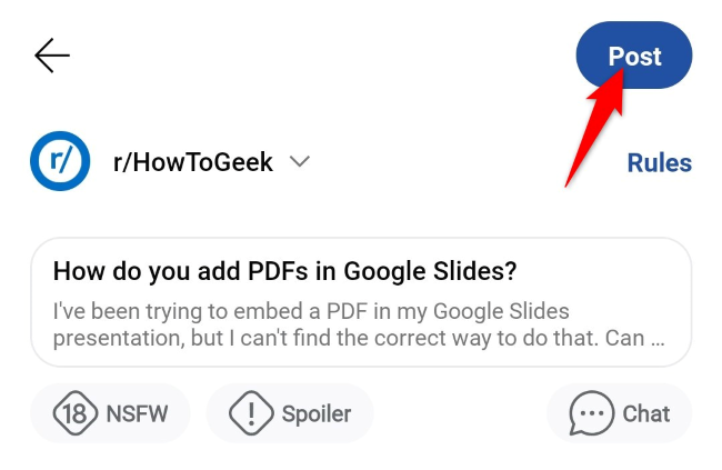 How to Post on Reddit