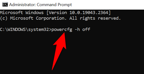 How to Disable Hibernation on Windows 10