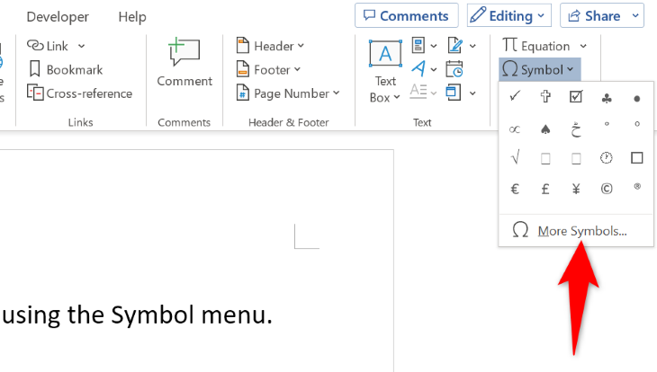 How to Add a Check Mark or Tick Mark in Word