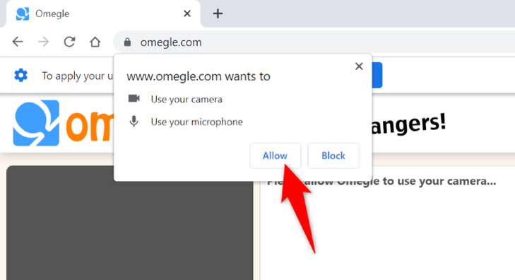 How to Enable Your Camera on Omegle