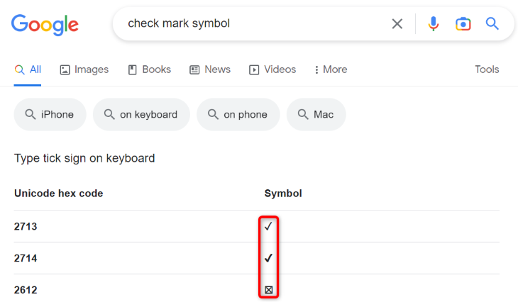 How to Add a Check Mark or Tick Mark in Word