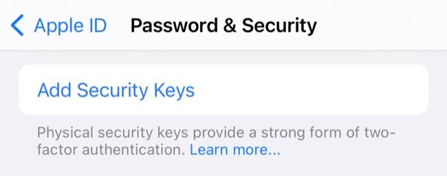 How to Use a Security Key With Your iPhone or iPad (and Why)