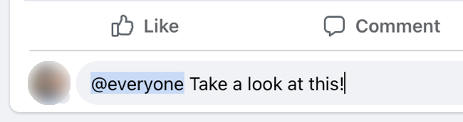 How to Tag Everyone in a Facebook Group