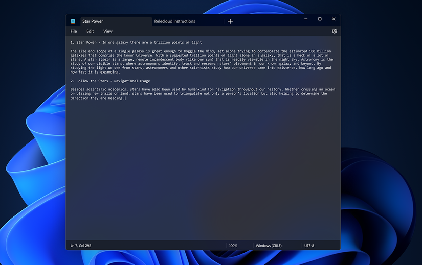 Notepad Now Has Tabs on Windows 11