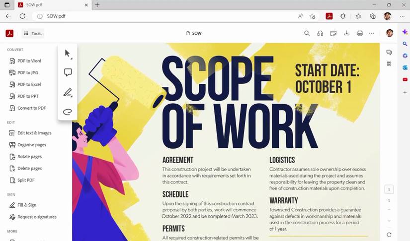 Microsoft Edge Just Got a Big PDF Upgrade