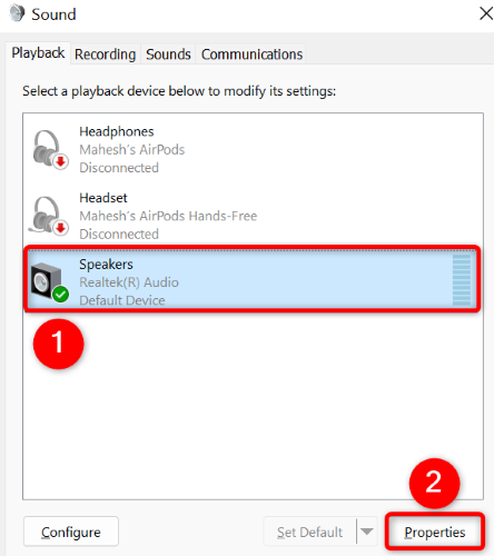 How to Reset All Audio Settings in Windows 11