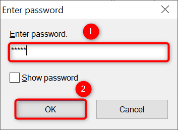 How to Password Protect a Text File on Windows