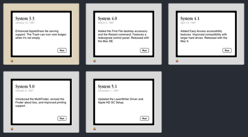 You Can Try Every Classic Mac OS Version in Your Web Browser