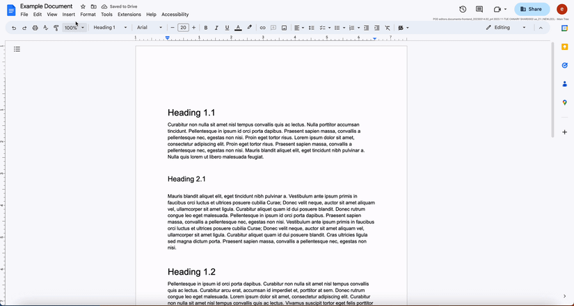 Google Docs Will Help You Organize Long Documents
