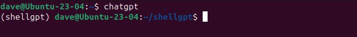 How To Run Chatgpt Using Shellgpt From The Ubuntu Terminal