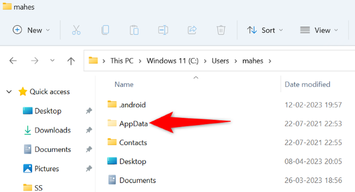 Can't Find AppData Folder on Windows 11? How to Get It Back
