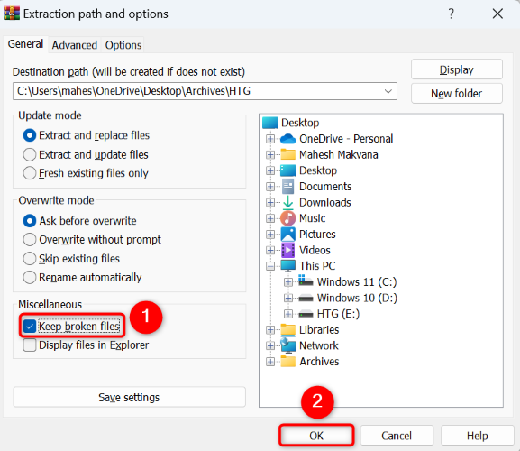 How to Fix the Checksum Error in WinRAR