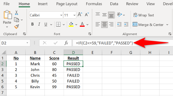 How to Use Less Than or Equal To in Excel