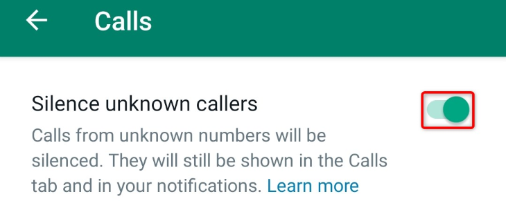 How to Silence Calls From Unknown Numbers on WhatsApp