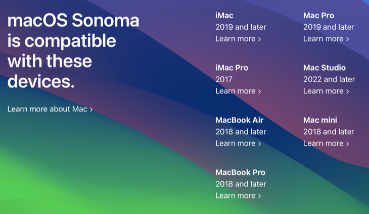 Will macOS 14 Sonoma Run on My MacBook or Desktop Mac?