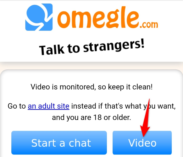 How to Flip the Camera on Omegle