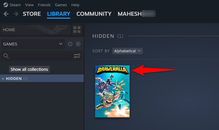 How to See Hidden Games on Steam