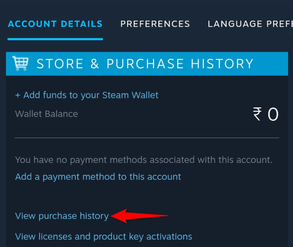 How to View Your Steam Purchase History