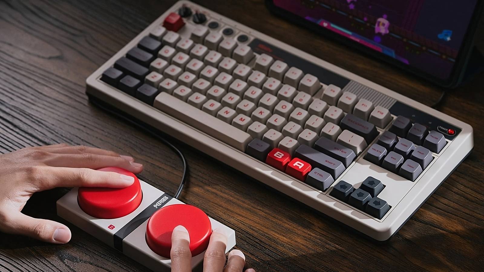 8bitdo is Launching an NES-Inspired Mechanical Keyboard
