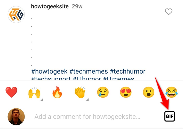 How to Comment With a GIF on Instagram