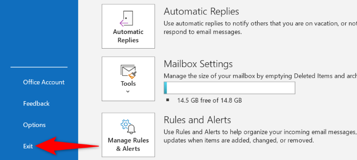 How to Restart Outlook on Windows