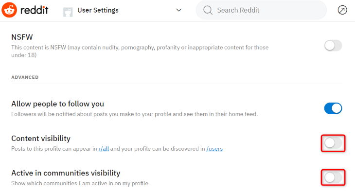 How to Make Your Reddit Profile Private