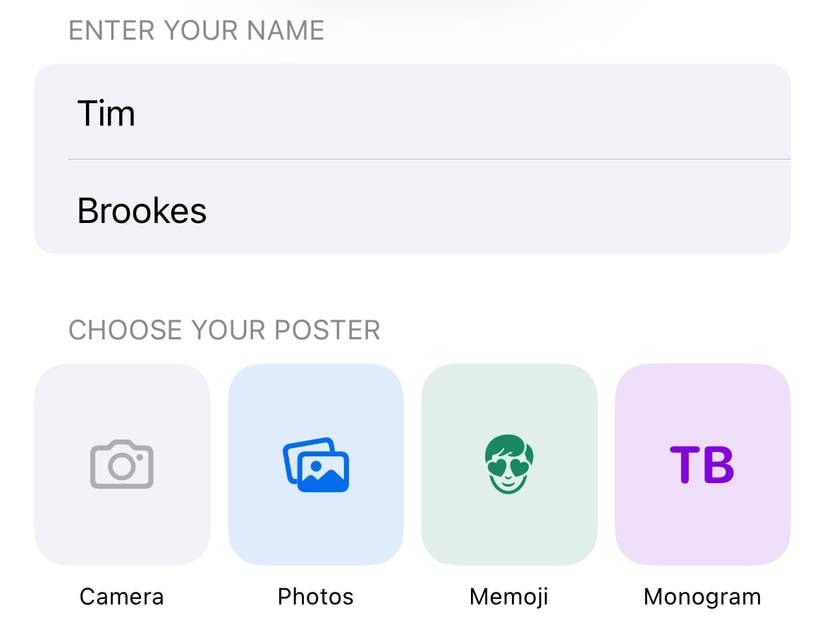How to Create and Customize a Contact Poster on Your iPhone