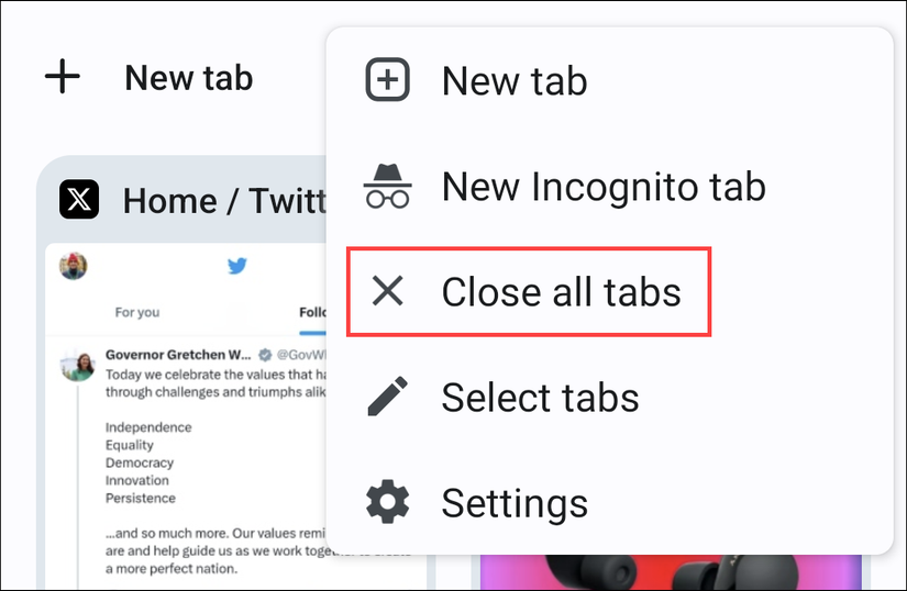 How to Close Tabs on Android