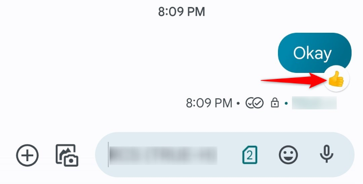 How to Like a Text Message on Android