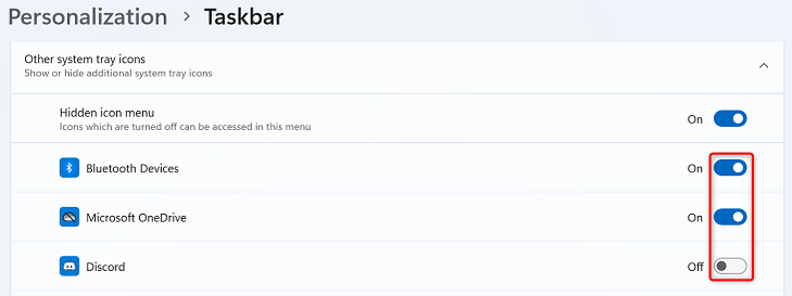How to Show All Icons in System Tray on Windows 11