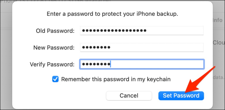 How to Find a Missing iPhone Backup Password in Keychain