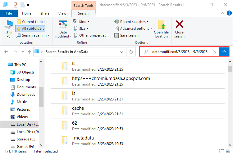 How to Search for Files from a Certain Date Range in Windows 8 and 10