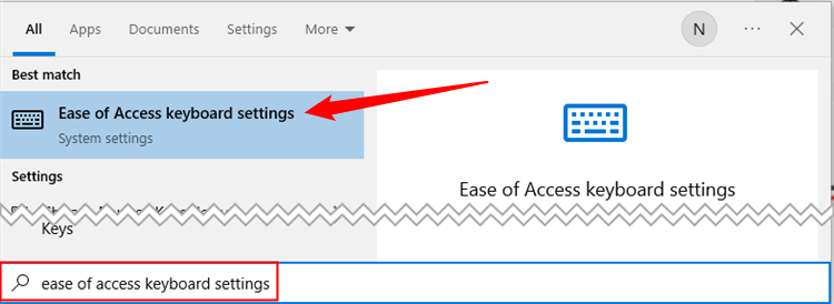 How to Turn Off Sticky Keys on Windows 10