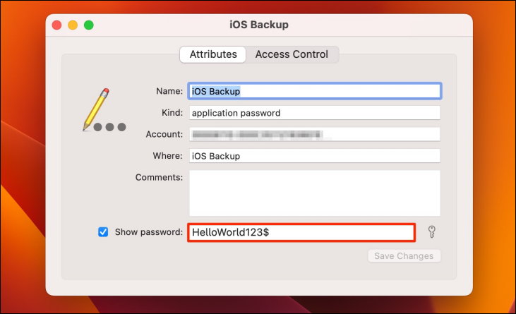 How to Find a Missing iPhone Backup Password in Keychain