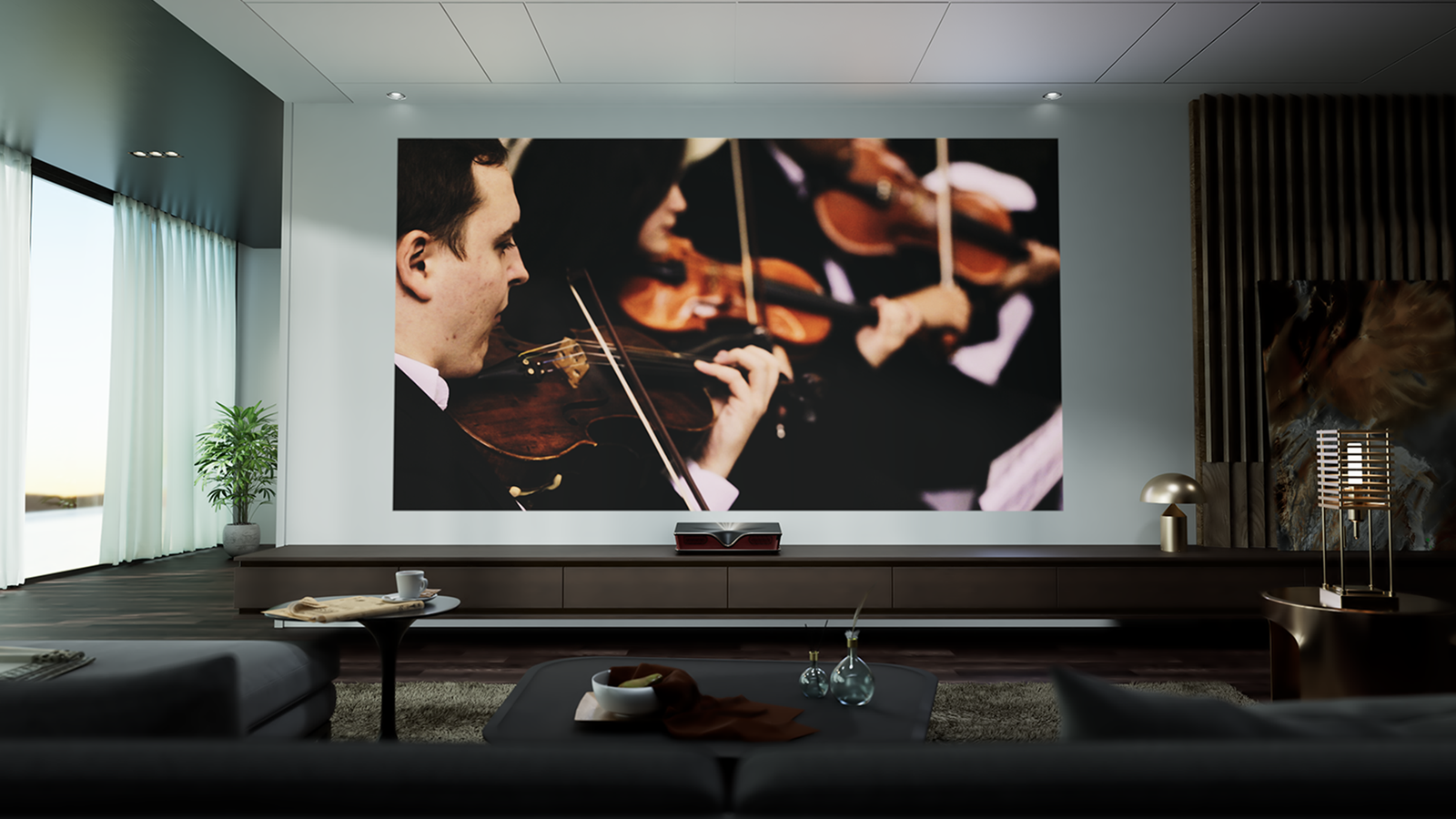 Enjoy the Cinema Experience at Home With the Nomvdic P2000 Laser TV ...